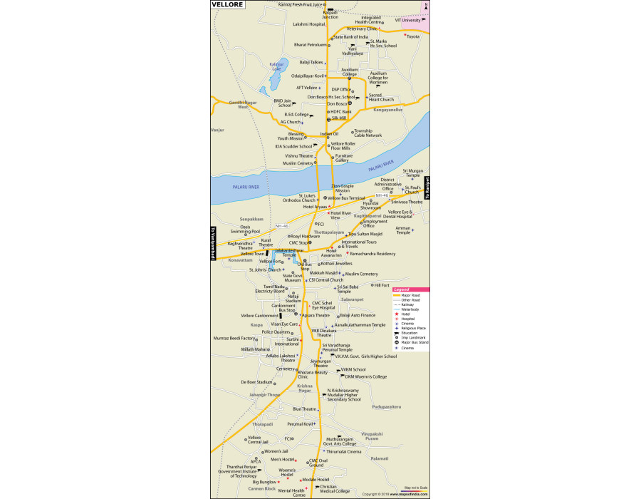 Buy Vellore City Map online